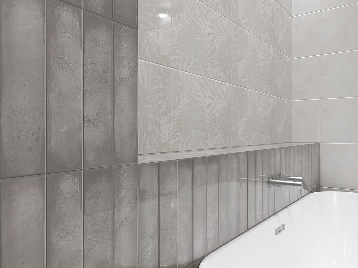 Плитка настенная AZORI Bricks Gris 31,5х63см купить в Томске